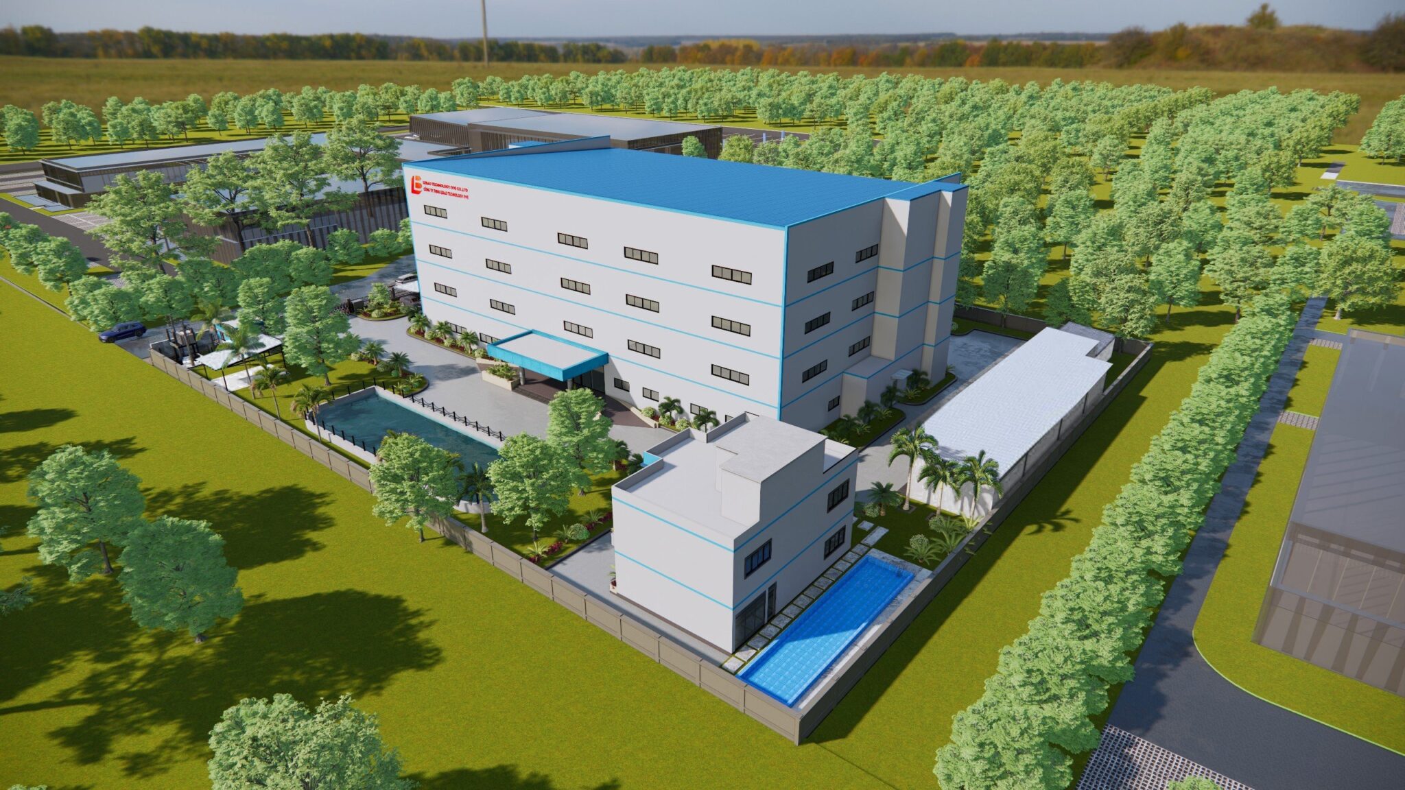 DỰ ÁN NHÀ MÁY CÔNG TY TNHH LEBAO TECHNOLOGY (VN) - Công Ty Cổ Phần Xây ...